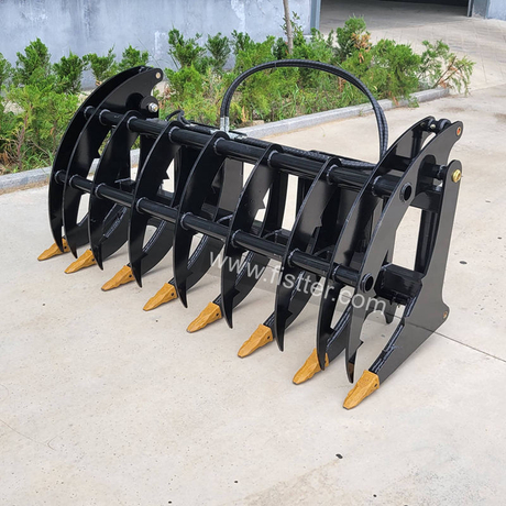 Heavy Grass Grapple Bucket for Skid Steer - Buy Heavy Grass Grapple ...