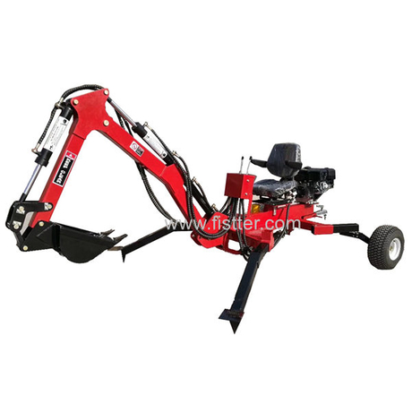 9hp ATV Towable Backhoe with Thumb - Buy towable backhoe, atv backhoe ...